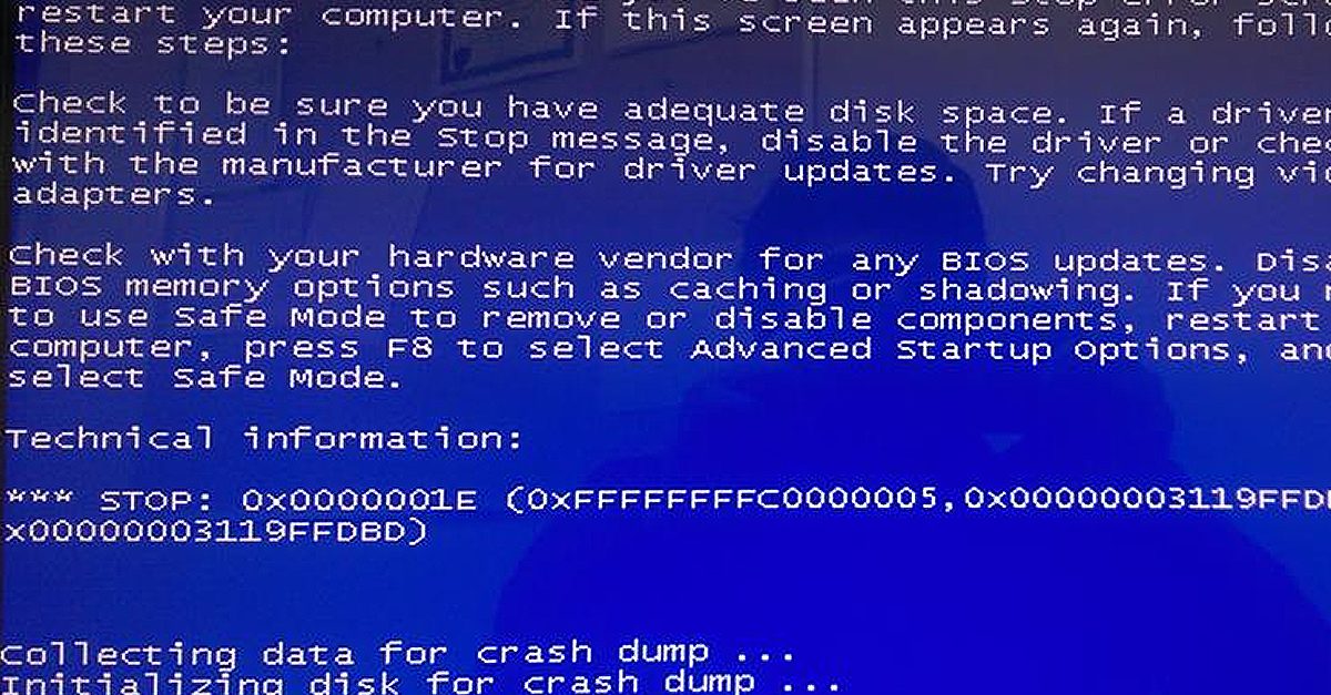 A Quick Guide to Fix Error 0x0000001e - ErrorTools