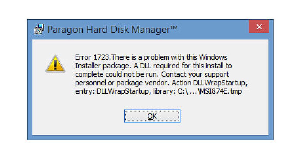Una guía para corregir rápidamente el código de error 1723 - ErrorTools