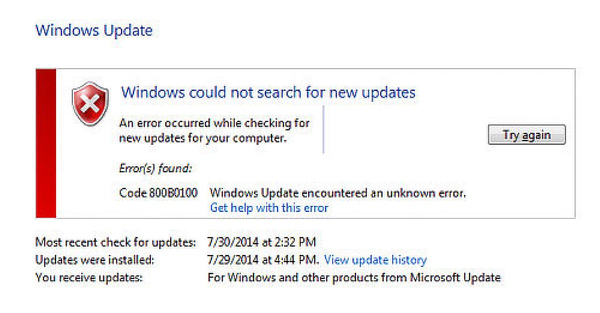 エラーコード800b0100を修正するための簡単なガイド - ErrorTools
