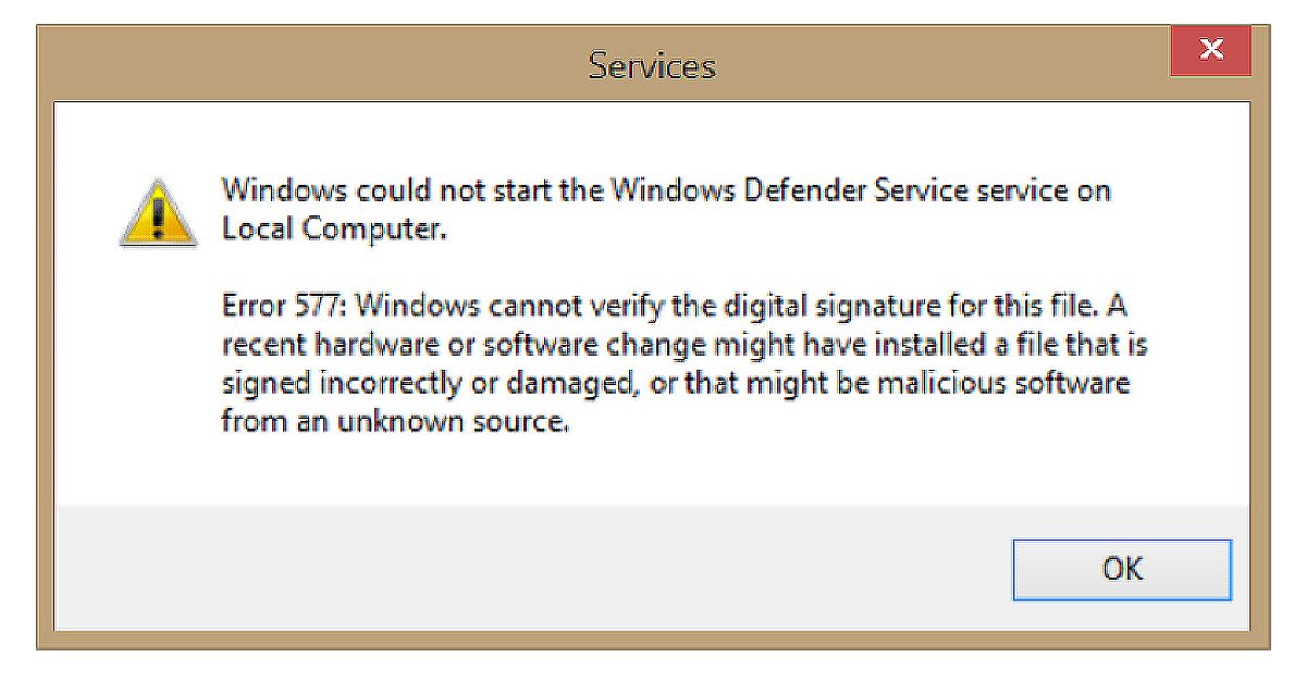 修复错误 577 的快速指南 - ErrorTools