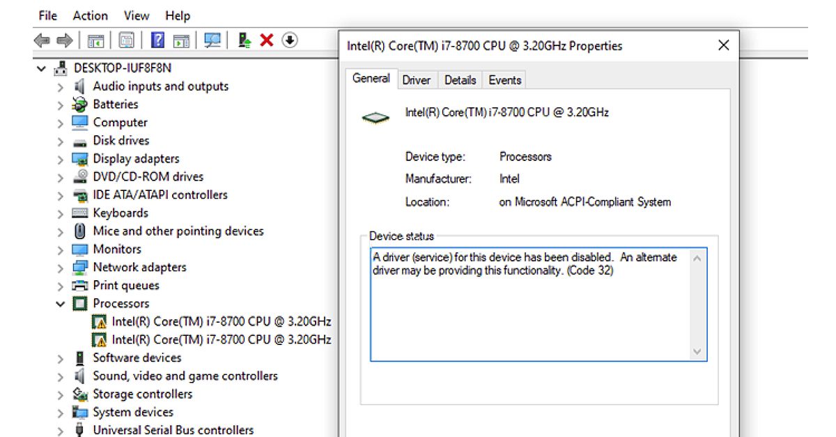 Una guía para resolver el código de error 32 - ErrorTools