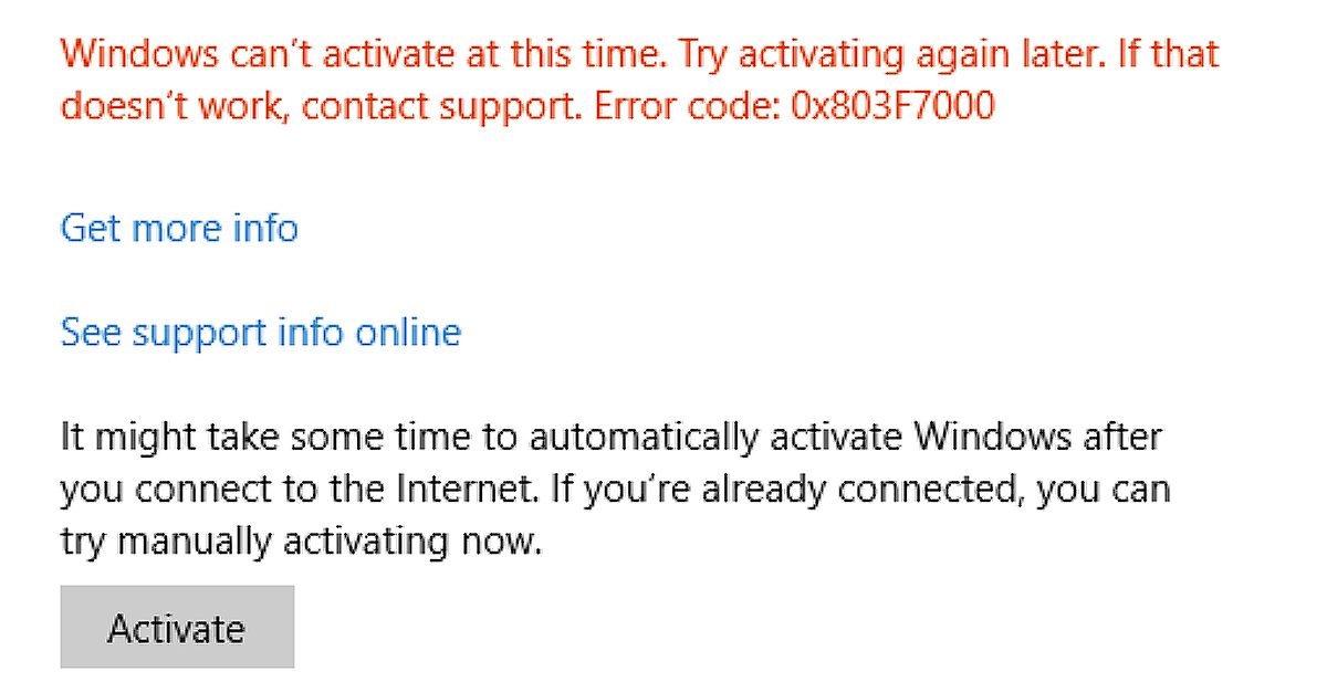 How to fix Windows 10 Error 0x803f7000 - ErrorTools