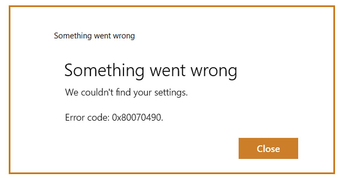 Windows 8 오류 0x80070490 수정하는 방법 - ErrorTools