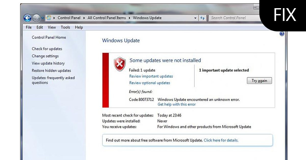 How to Resolve Error 80073712 in Windows 10 - ErrorTools