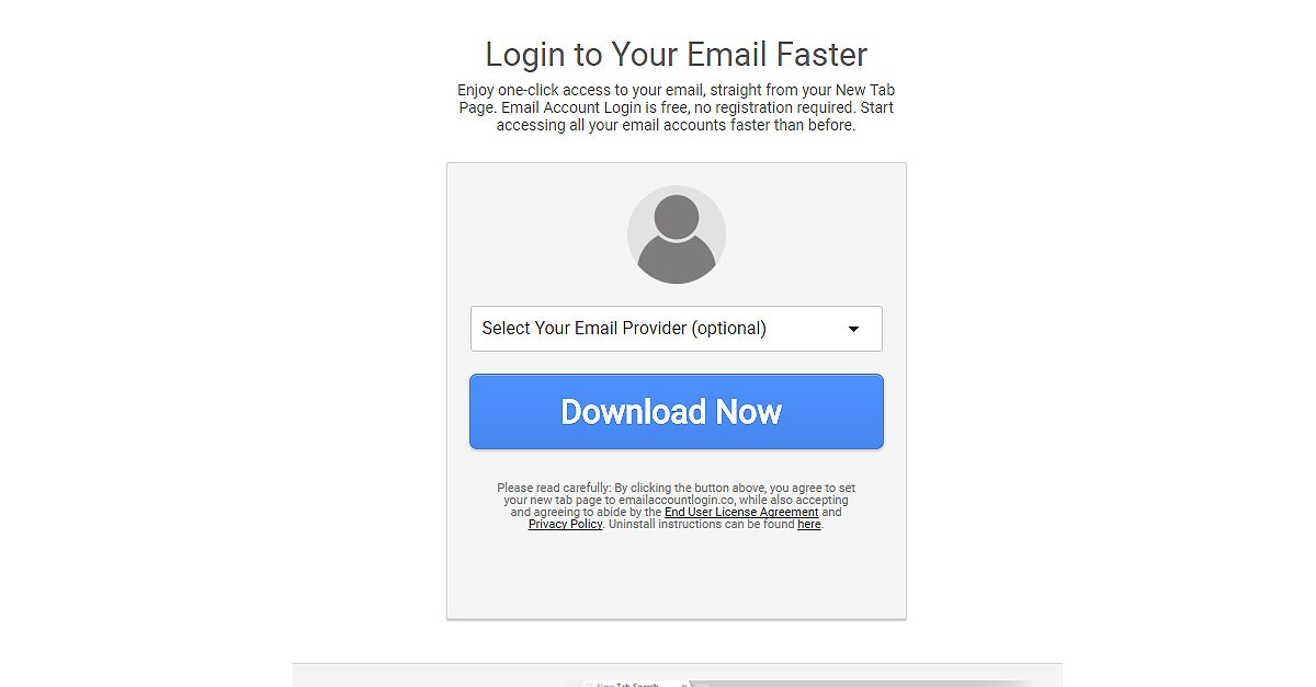 إزالة برنامج تعليمي حول إزالة PUP EmailAccountLogin - ErrorTools