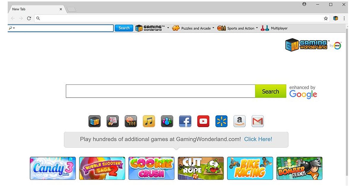 Gaming Wonderland Removal Tutorial - ErrorTools