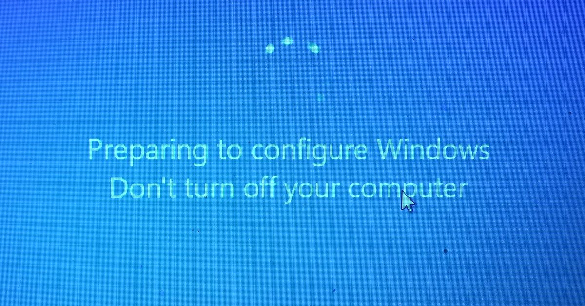 ਵਿੰਡੋਜ਼ ਵਿੰਡੋਜ਼ ਸਕ੍ਰੀਨ ਤਿਆਰ ਕਰਨ 'ਤੇ ਫਸ ਗਈ - ErrorTools