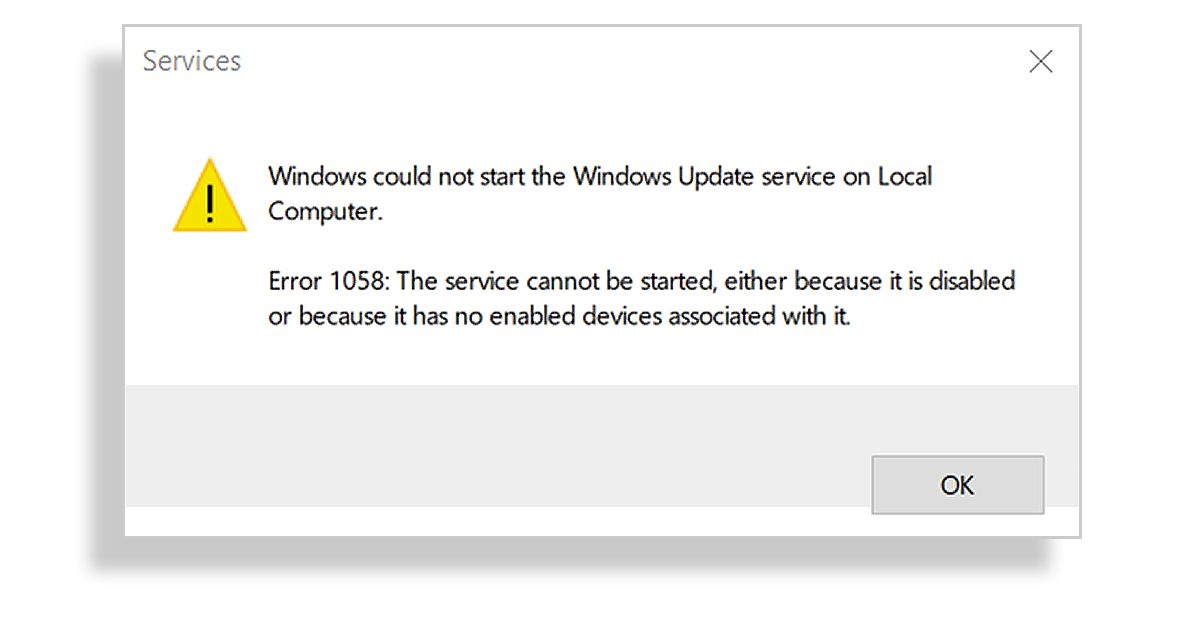 如何修复 Windows 1058 中的 (10) ERROR_SERVICE_DISABLED 错误 - ErrorTools