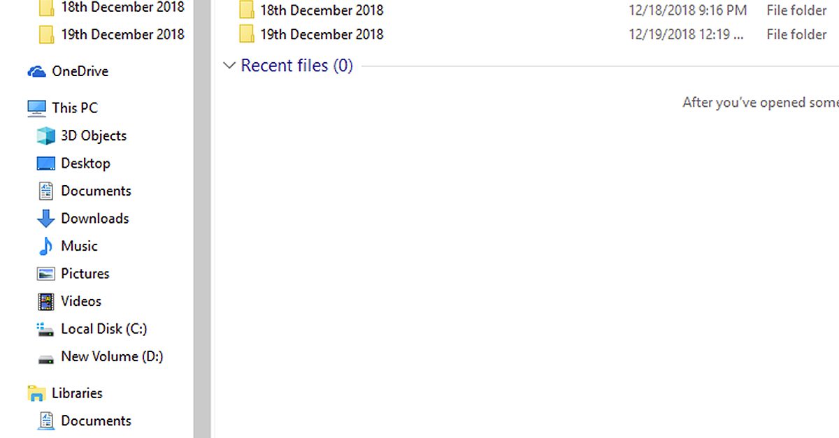 Habilitar ou desabilitar a barra de status no Explorador de Arquivos ...