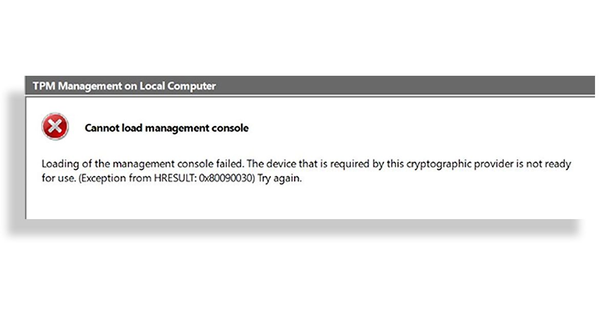 Fix Cannot load Management Console - ErrorTools
