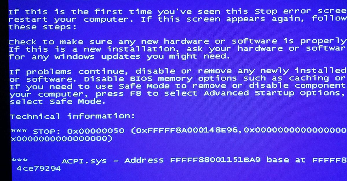 How to Fix ACPI.sys Blue Screen Error - ErrorTools