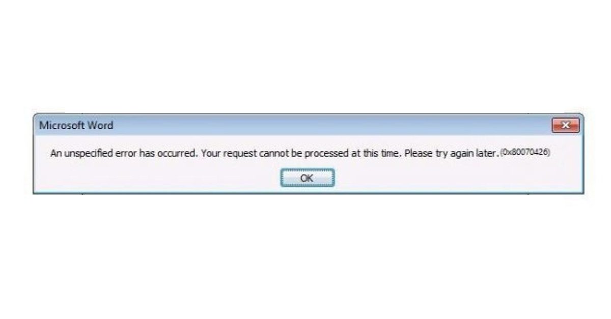 Fix Office Activation error 0x80070426 - ErrorTools