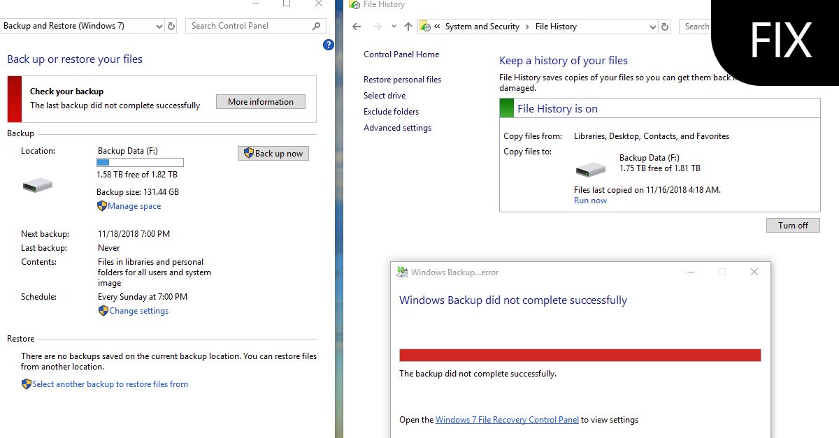 Fix 0x80070013 for Restore, Backup and Update - ErrorTools