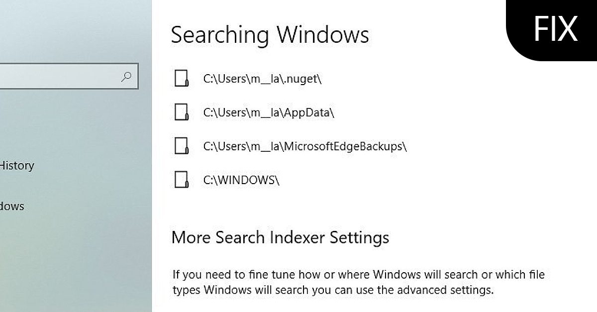 Windows Search no busca en toda la PC - ErrorTools