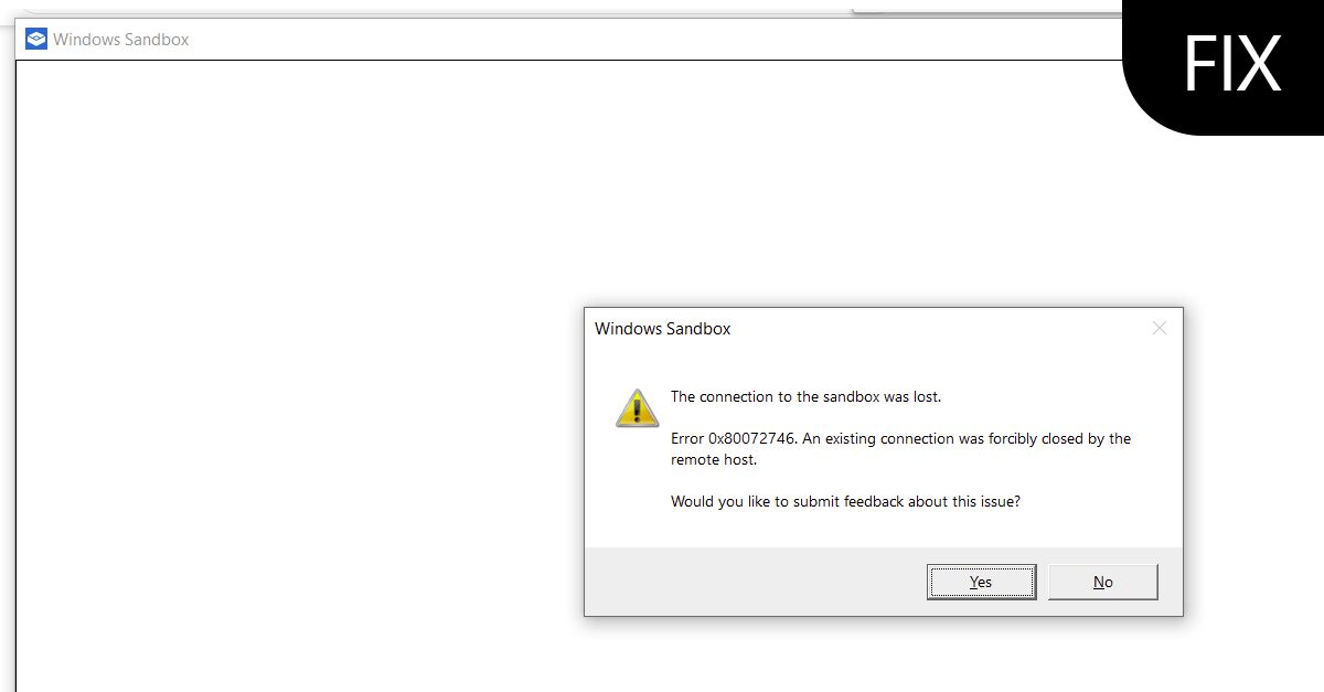 Windows Sandbox가 0x80070015를 시작하지 못한 문제 수정 - ErrorTools