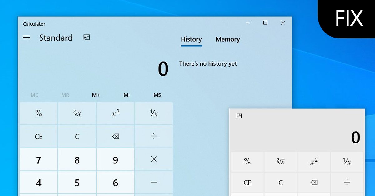 Calculator is not working in Windows - ErrorTools