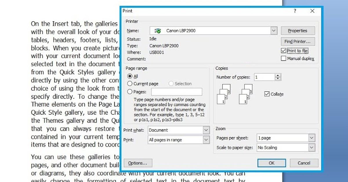 Can’t print a file, it opens Save as option - ErrorTools