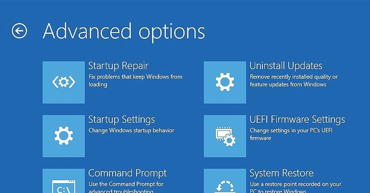 Perform System Restore when Windows won’t boot - ErrorTools
